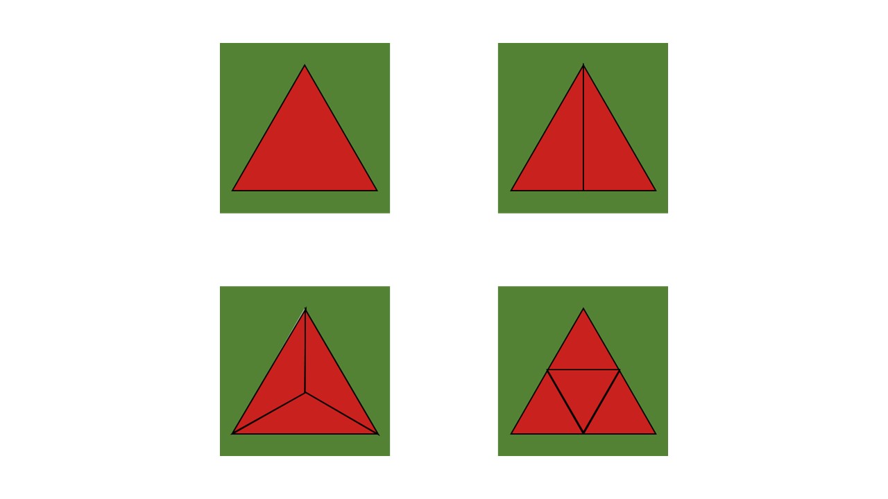 Profes Papel Tijera Fracciones: cuadrados, triángulos y círculos ...