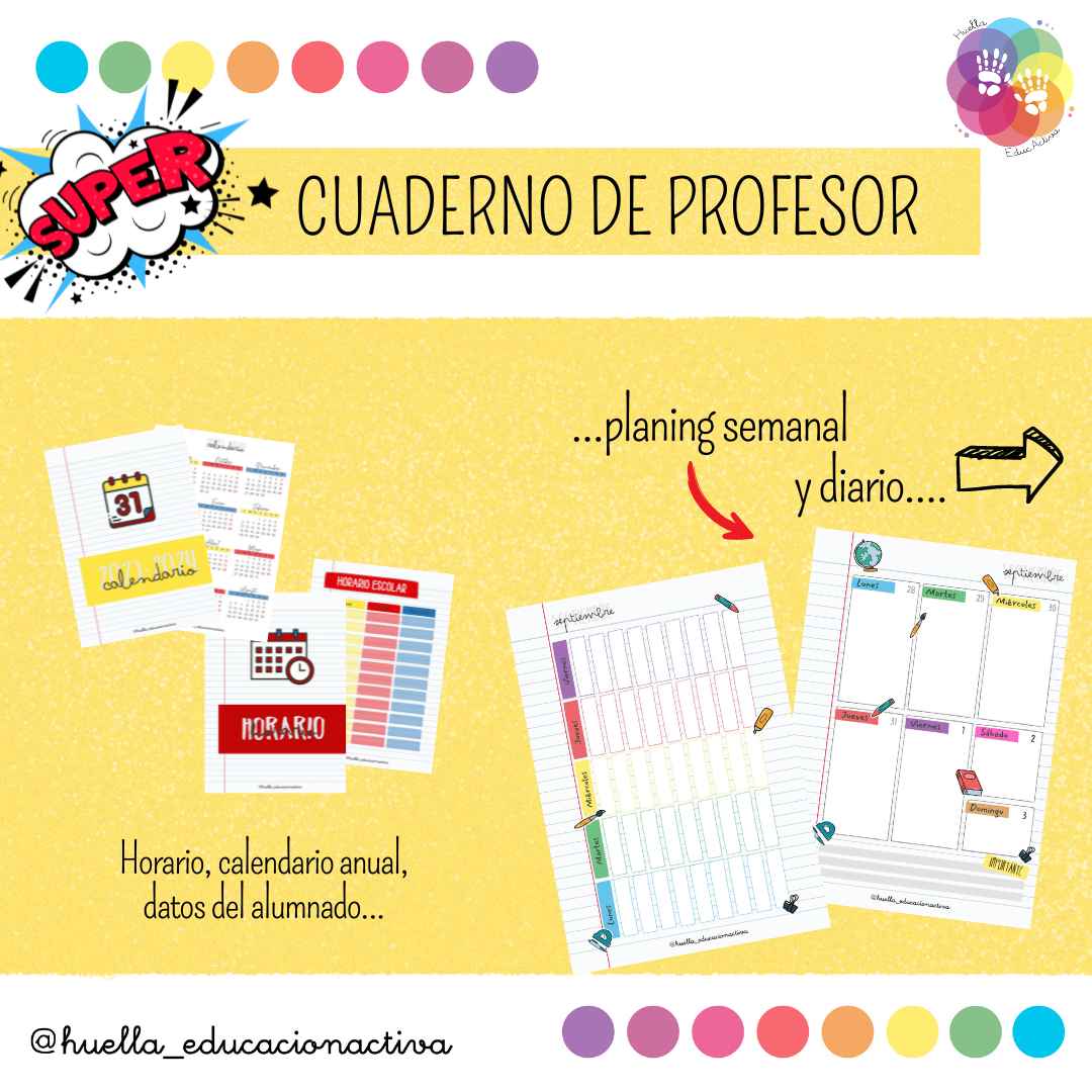 Profes Papel Tijera Cuaderno del profesor - Chico con capa roja