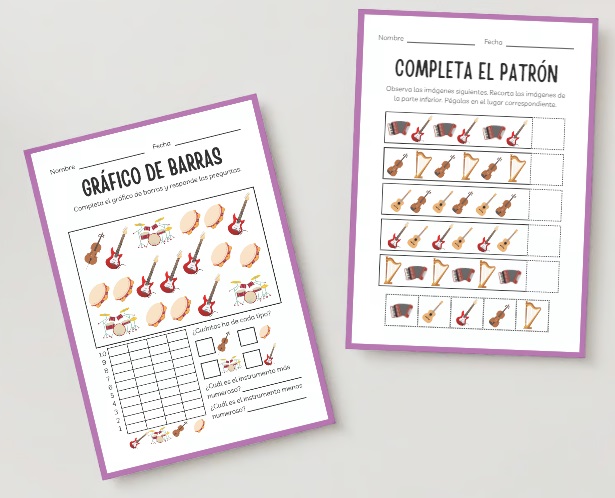 Profes Papel Tijera Mi libro de instrumentos - actividades y propuestas ...