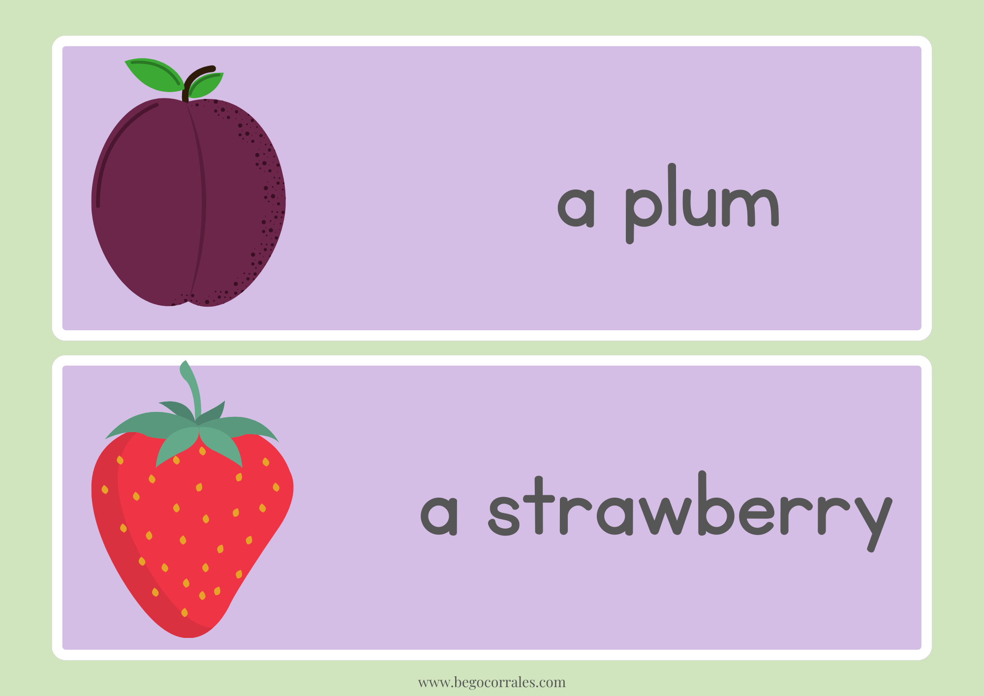 Profes Papel Tijera The very hungry caterpillar word cards