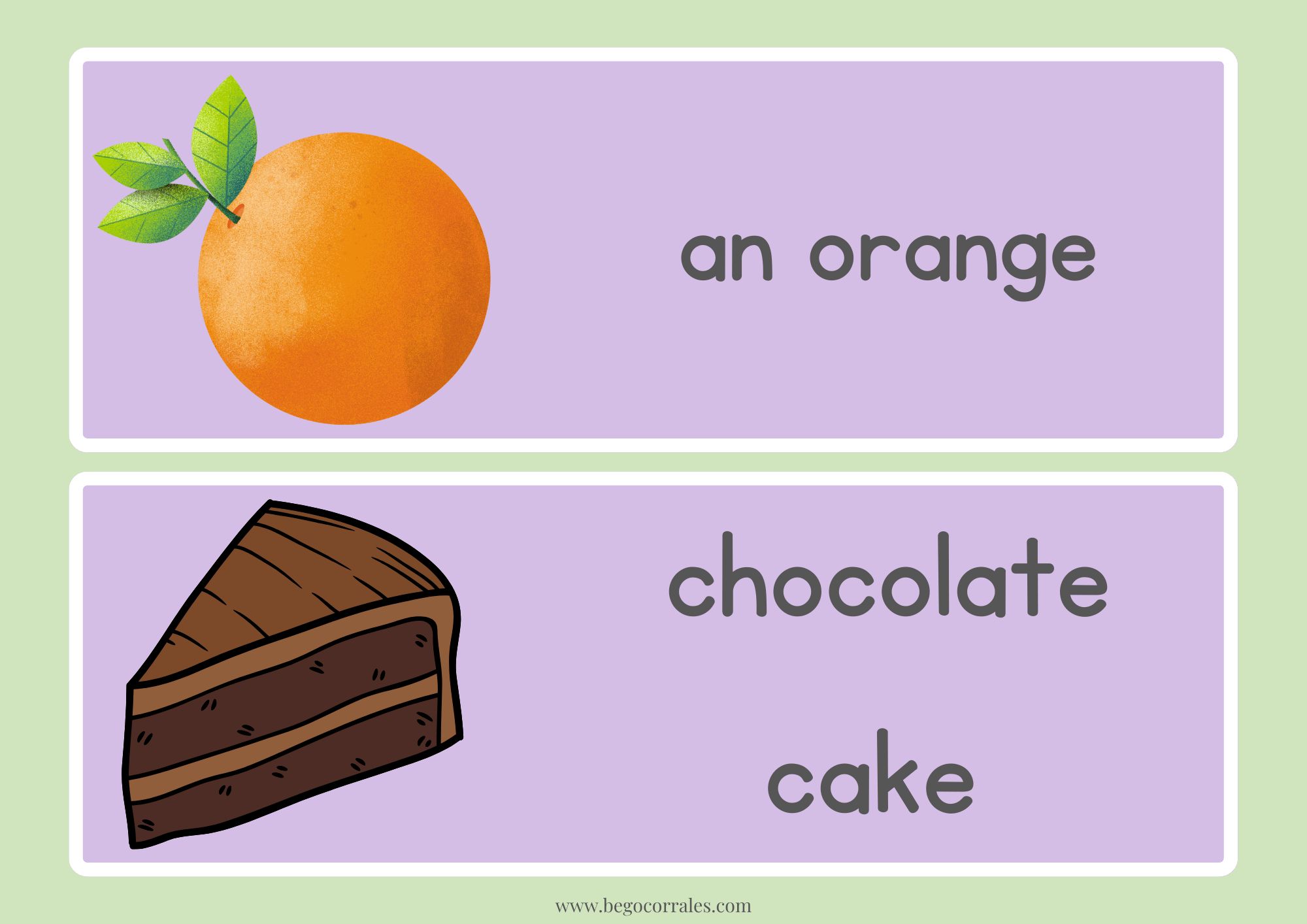 Profes Papel Tijera The very hungry caterpillar word cards