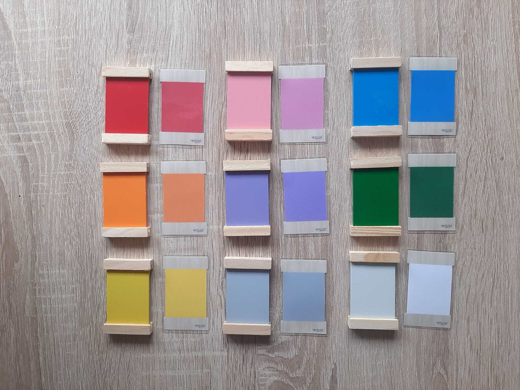 Profes Papel Tijera CLASIFICACIÓN DE LOS COLORES. TABLETAS DE COLORES ...