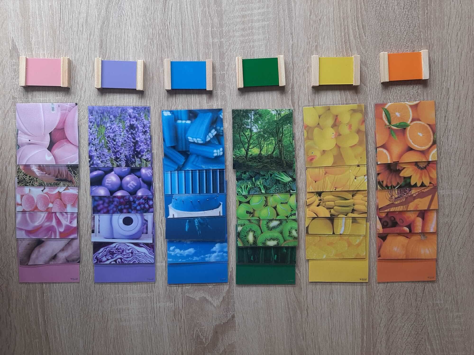 Profes Papel Tijera CLASIFICACIÓN DE LOS COLORES. TABLETAS DE COLORES ...