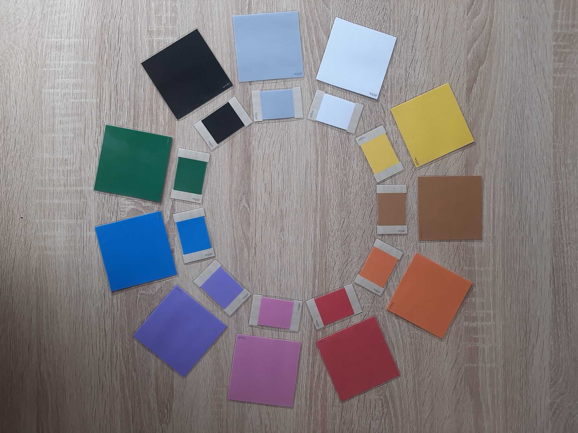 Profes Papel Tijera CLASIFICACIÓN DE LOS COLORES. TABLETAS DE COLORES ...