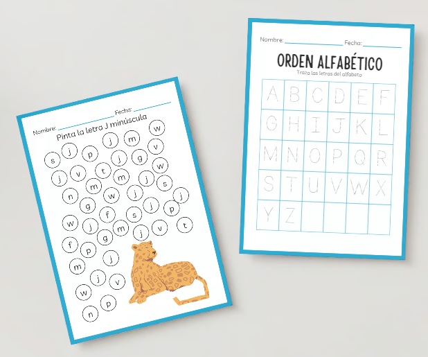 Profes Papel Tijera Mi libro del alfabeto - Actividades y propuestas