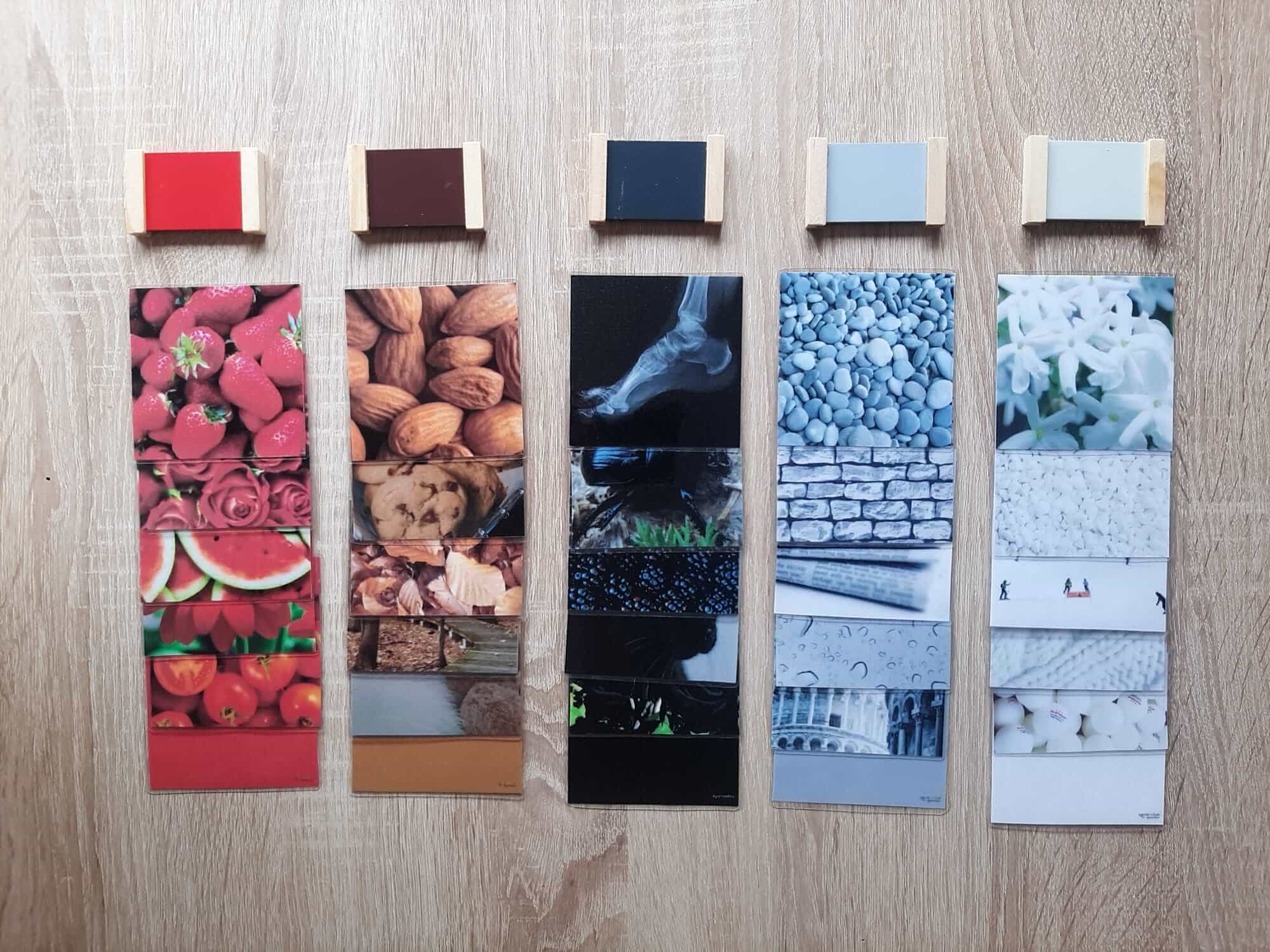 Profes Papel Tijera CLASIFICACIÓN DE LOS COLORES. TABLETAS DE COLORES ...