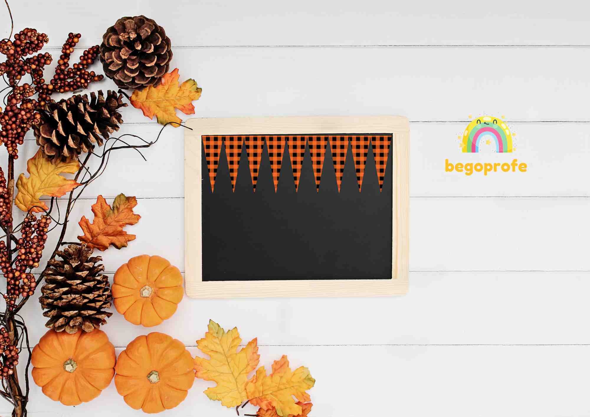 Profes Papel Tijera Banderines de cuadros, decoración de aula ...