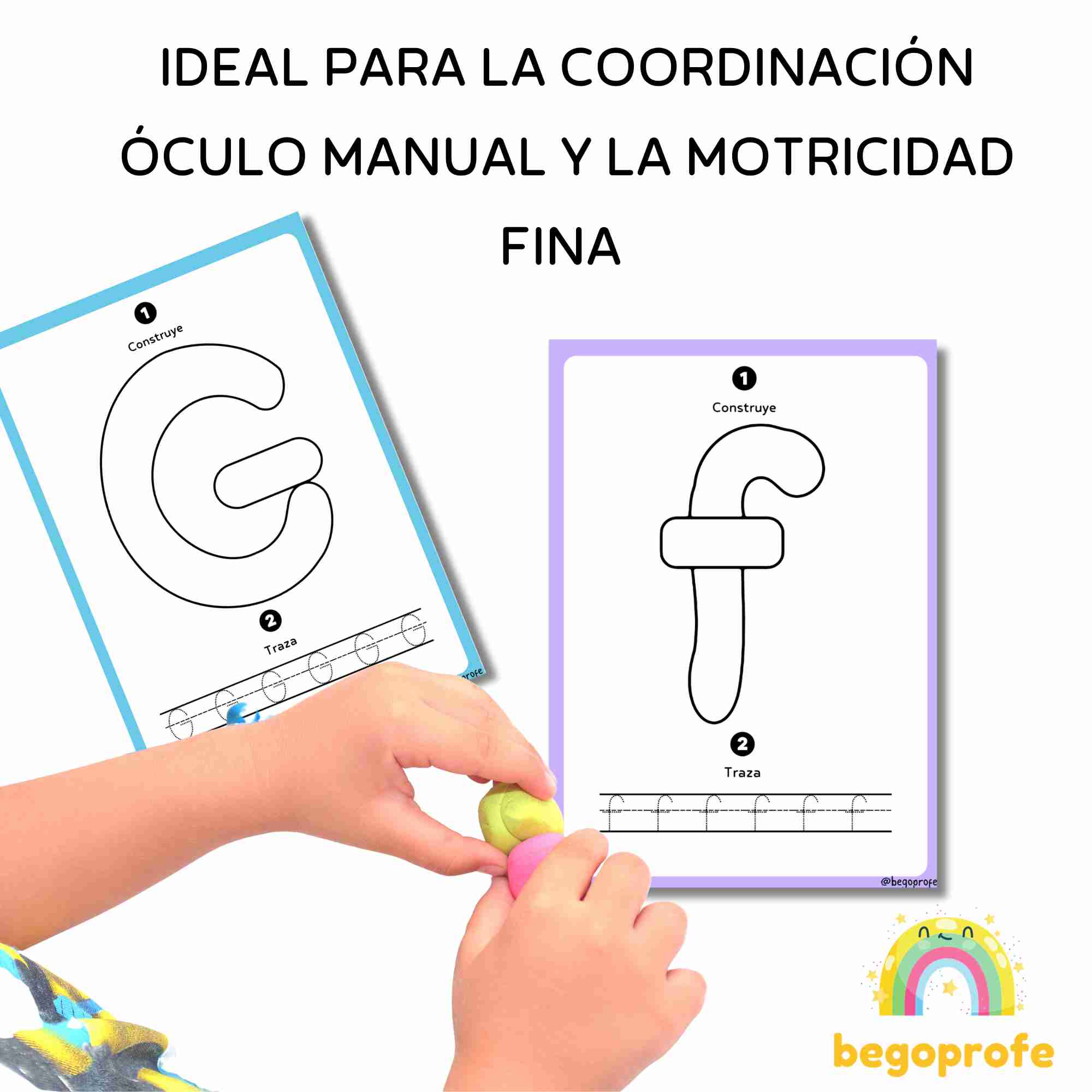 Profes Papel Tijera Plantillas letras de plastilina | Letras mayúsculas ...