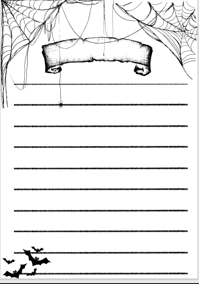 Profes Papel Tijera Adjetivos, sustantivos y verbos de Halloween