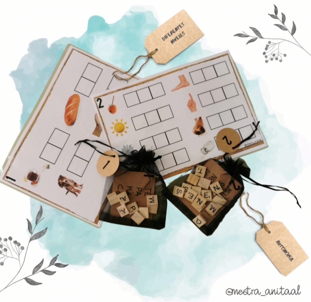 Profes Papel Tijera Escritura manipulativa en castellano y catalán