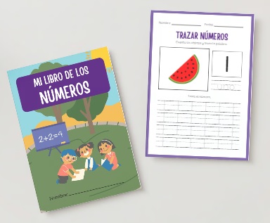 Profes Papel Tijera Mi libro de los números