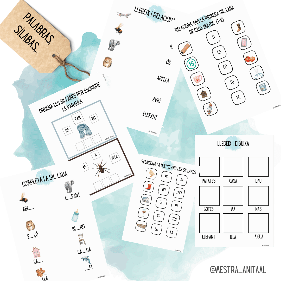 Profes Papel Tijera Dossier de lectura i escriptura