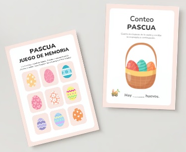Profes Papel Tijera Mi librito de Pascua
