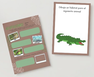 Profes Papel Tijera Biomas y hábitats