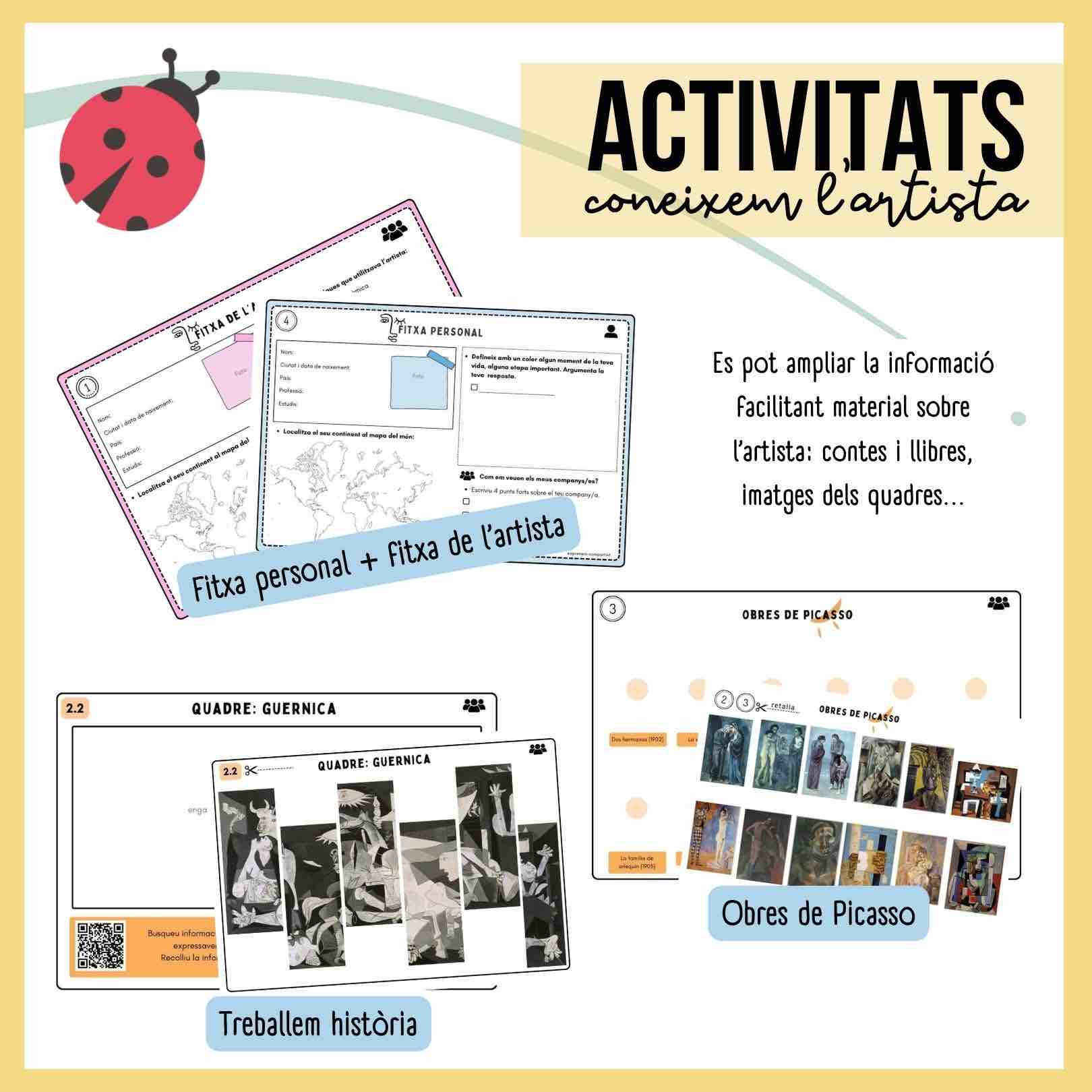 Profes Papel Tijera CAPSA D'APRENENTATGE PABLO PICASSO_Cicle Superior