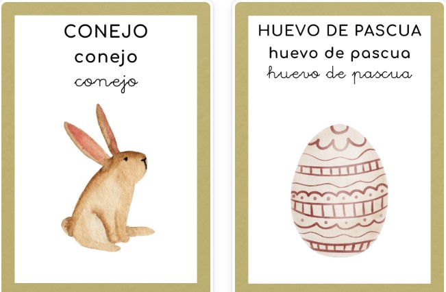 Profes Papel Tijera CAST MATERIAL RINCÓN DE PASCUA