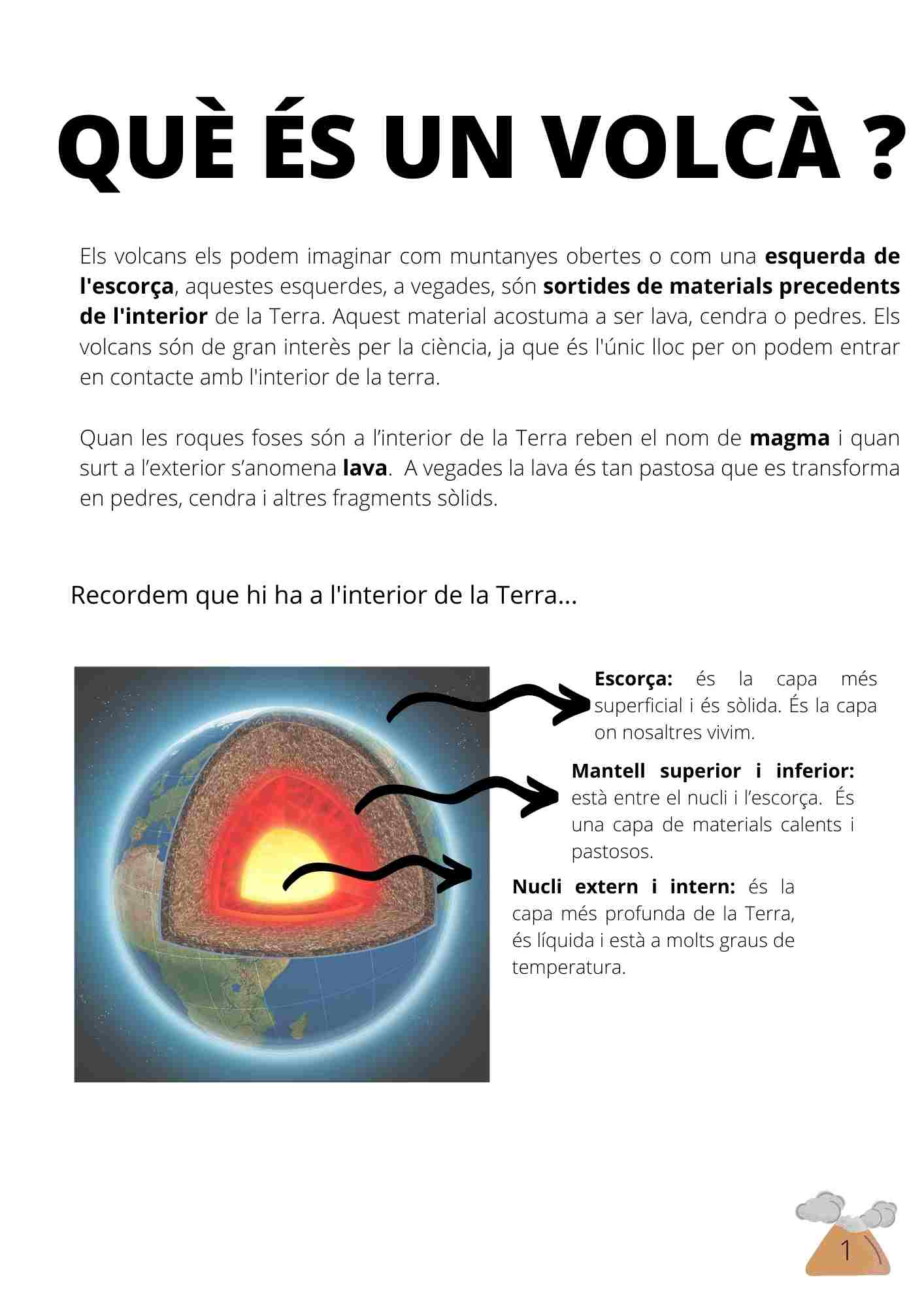 Profes Papel Tijera Els volcans a Catalunya