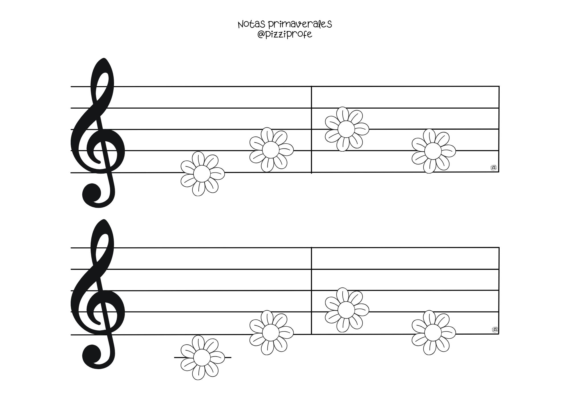 Profes Papel Tijera Pack 3 recursos musicales de la primavera by ...