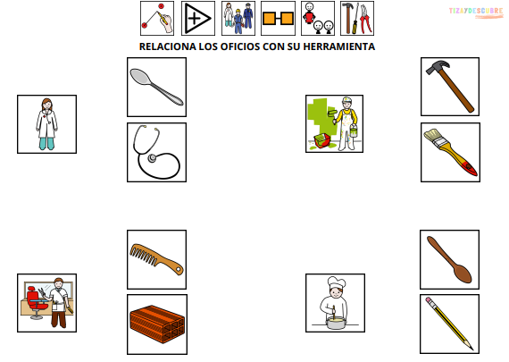 Profes Papel Tijera Dosier Oficios