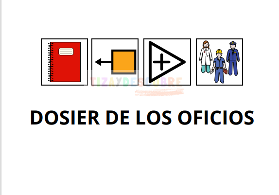 Profes Papel Tijera Dosier Oficios