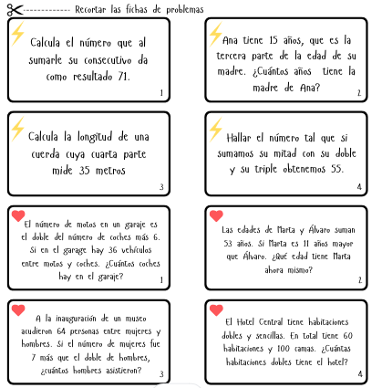 Profes Papel Tijera 🏻𝗦𝗨𝗠𝗔 𝗟𝗢𝗦 𝟰. 𝗥𝗘𝗦𝗢𝗟𝗨𝗖𝗜Ó𝗡 𝗗𝗘 𝗣𝗥𝗢𝗕𝗟𝗘𝗠𝗔𝗦 𝗖𝗢𝗡 𝗘𝗖𝗨𝗔𝗖𝗜𝗢𝗡𝗘𝗦 ...