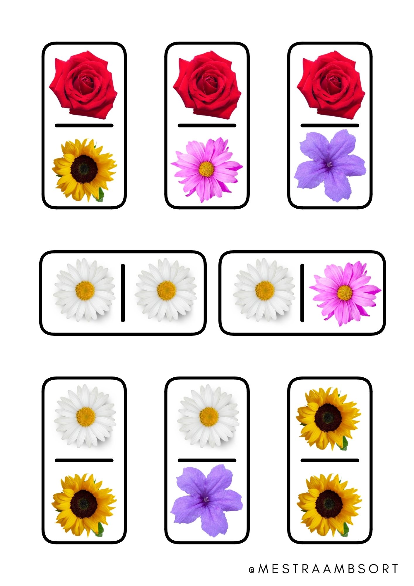 Profes Papel Tijera Dossier flors primavera