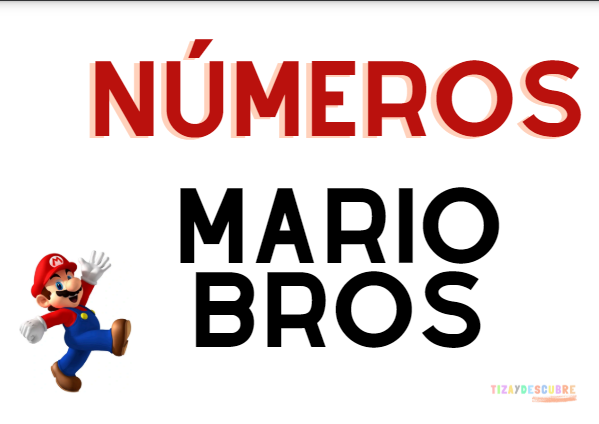 Profes Papel Tijera Números Mario Bros