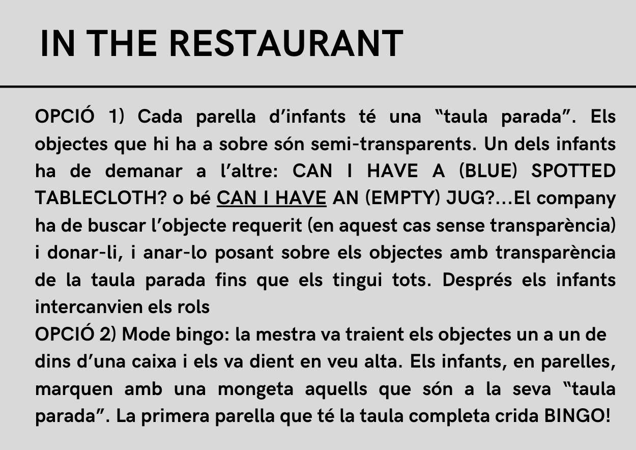 Profes Papel Tijera In the restaurant. 2 Games