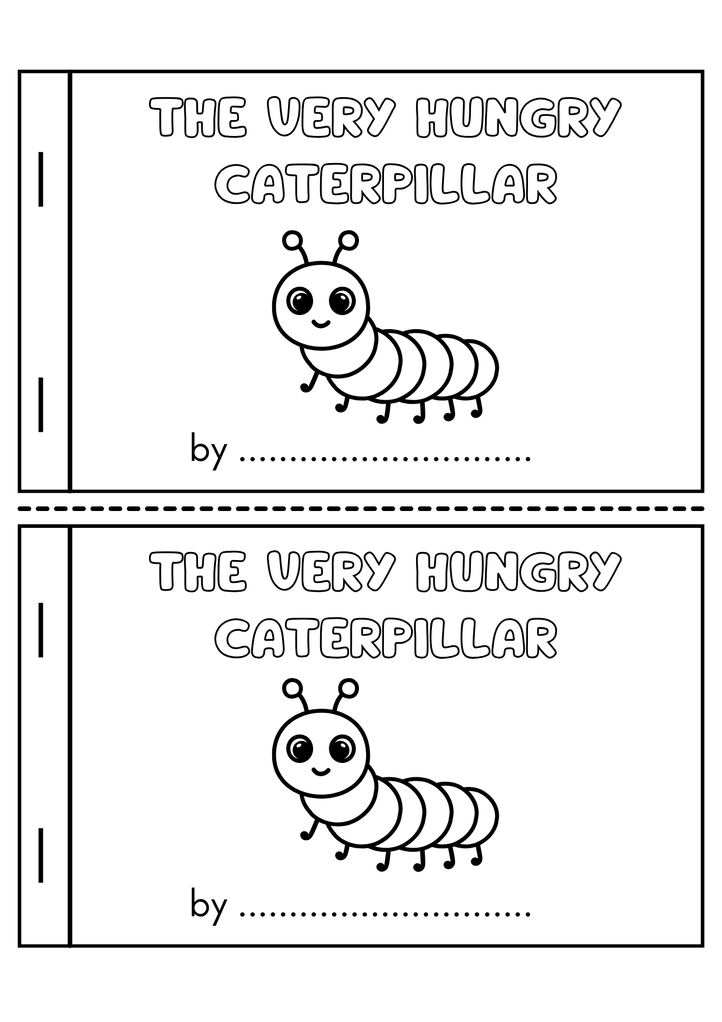 Profes Papel Tijera The very hungry caterpillar mini-book