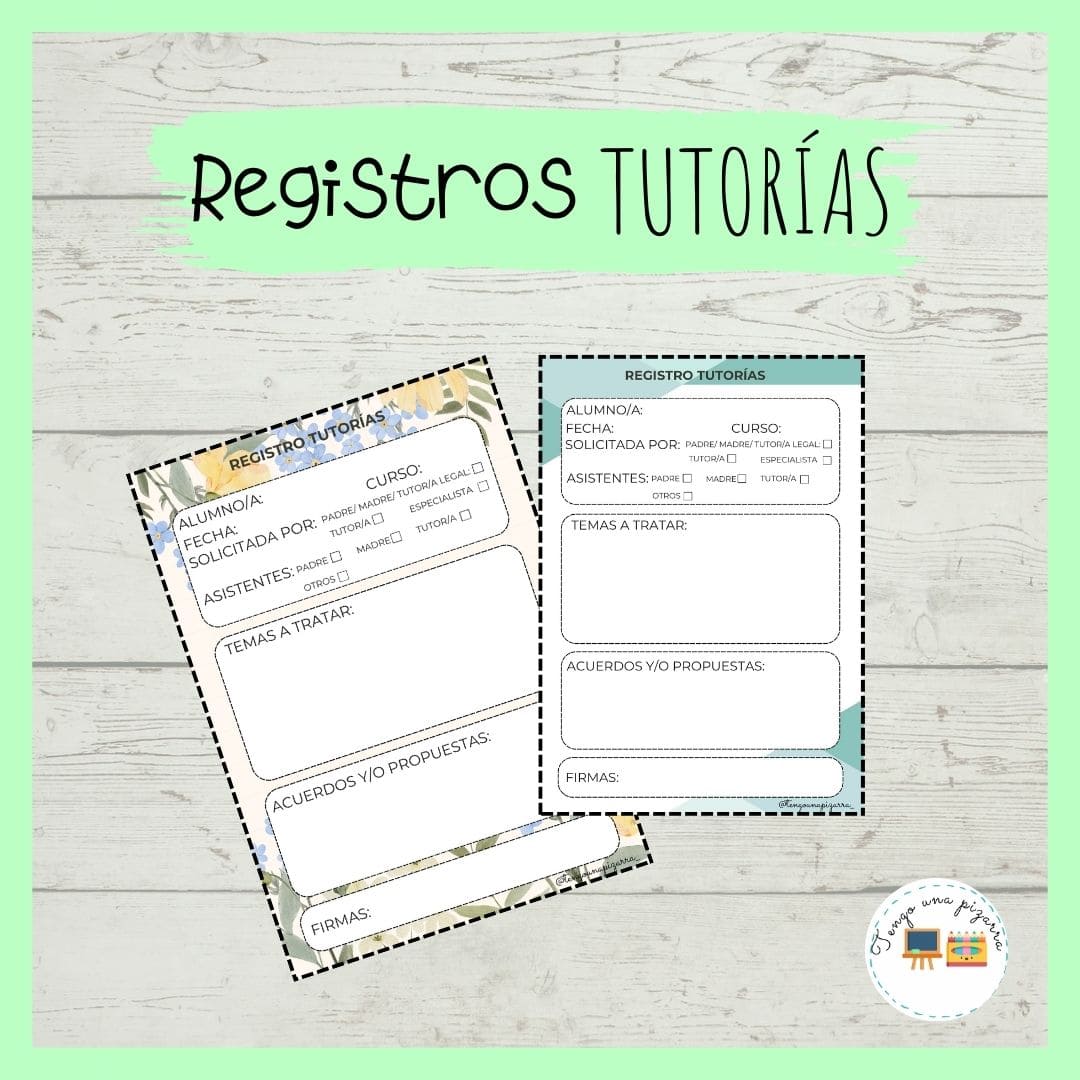 Profes Papel Tijera Registro de tutorías
