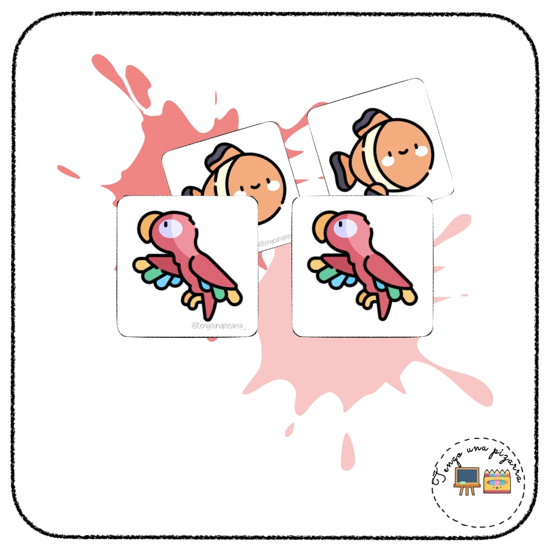 Profes Papel Tijera Cada oveja con su pareja ANIMALES