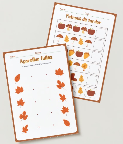 Profes Papel Tijera Activitats de la tardor