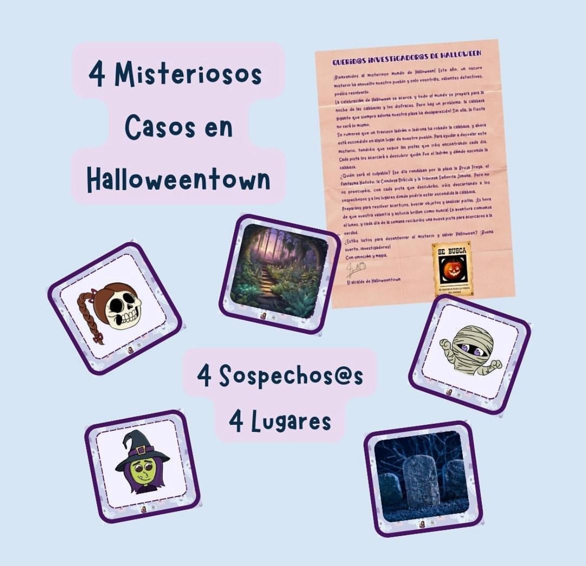 Profes Papel Tijera MISTERIOS DE HALLOWEEN (2O CICLO PRIMARIA) (CAST / CAT)