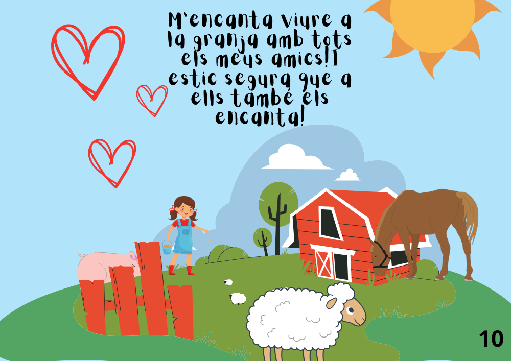 Profes Papel Tijera Pack animals de la granja