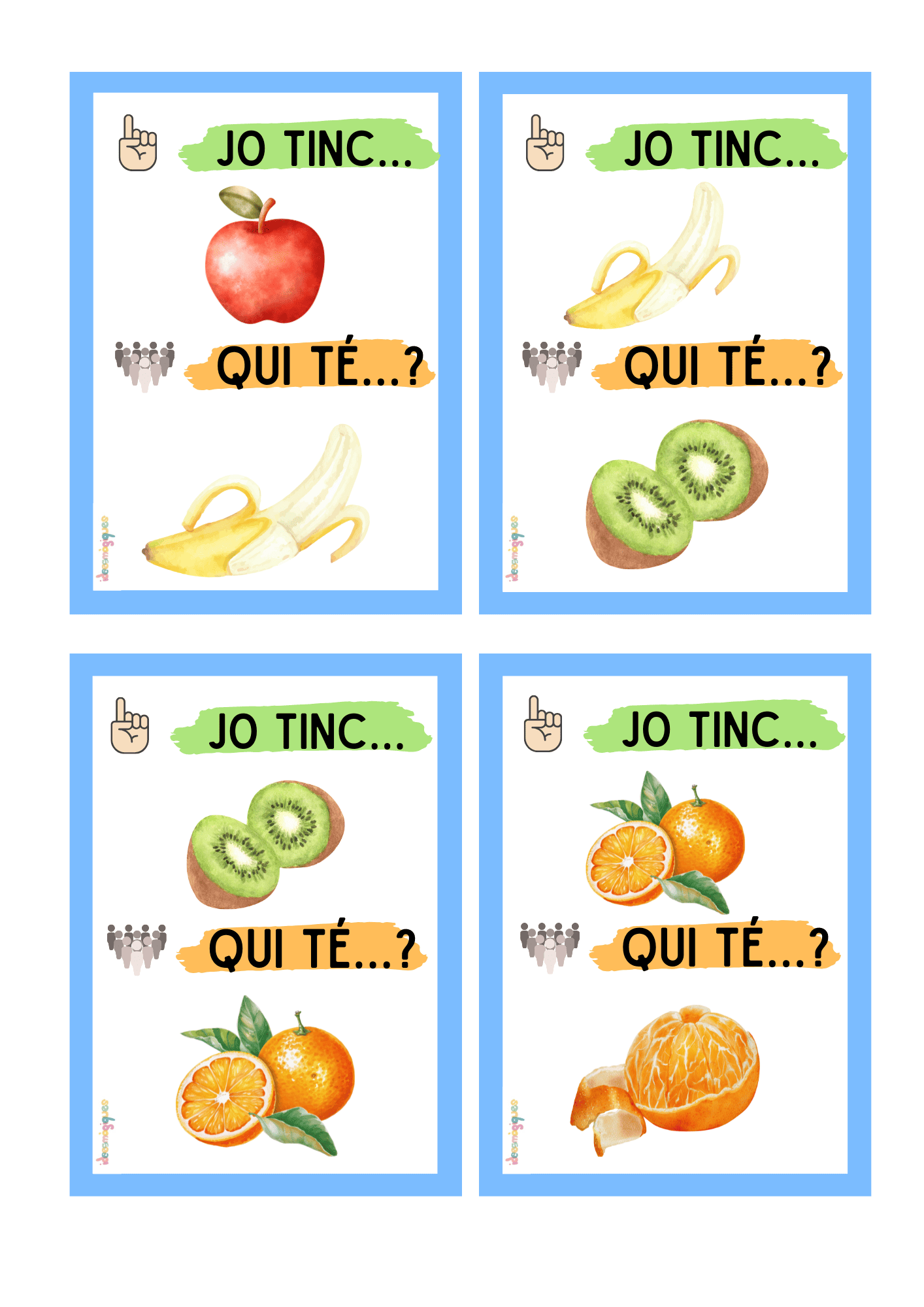 Profes Papel Tijera JOC LLENGUATGE ORAL
