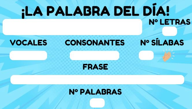 Profes Papel Tijera La palabra del día