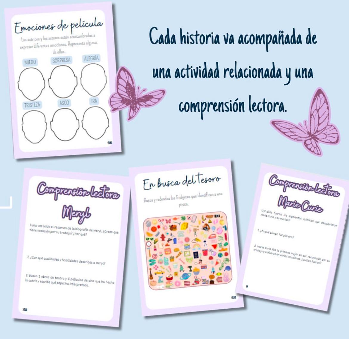 Profes Papel Tijera 💜LIBRO DE ACTIVIDADES DÍA DE LA MUJER💜 (CAST / CAT)