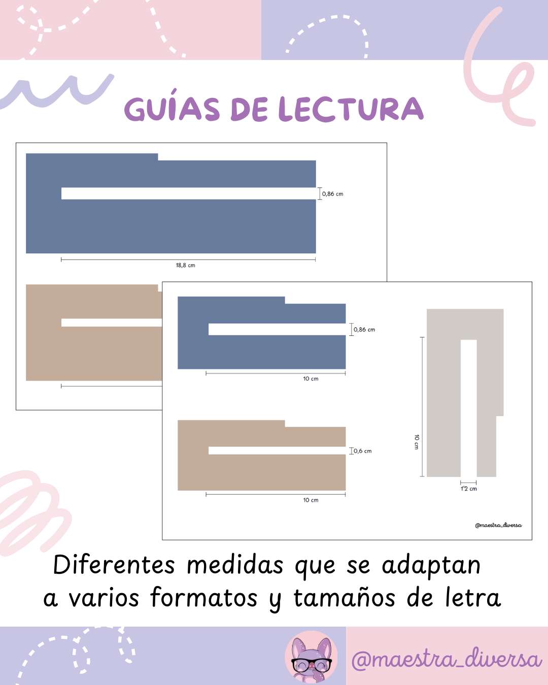 Profes Papel Tijera Guías de lectura (para alumnado con TDA/TDAH o dislexia)