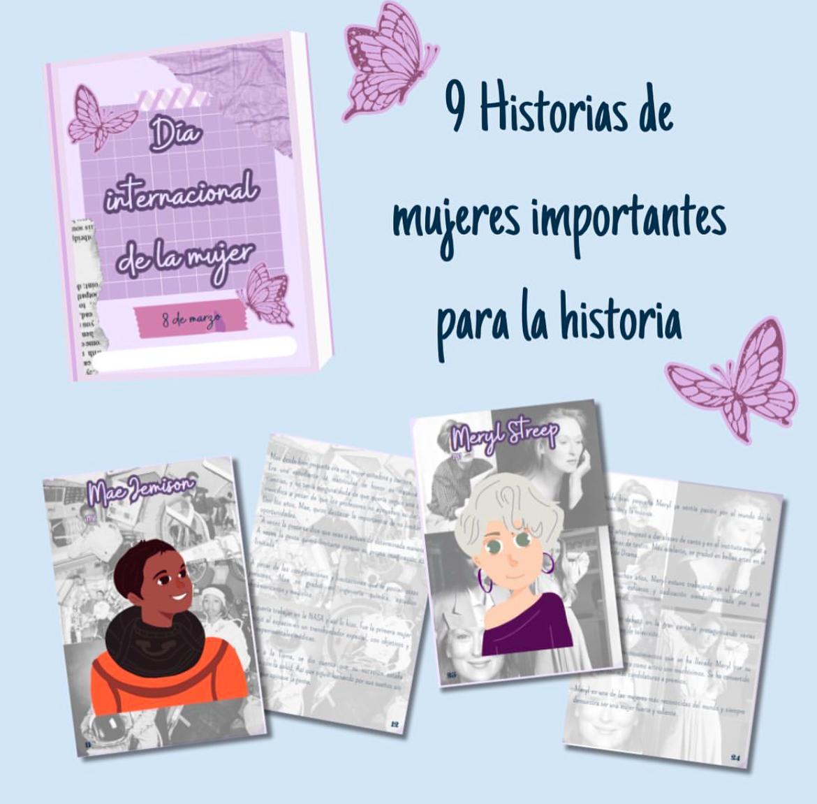 Profes Papel Tijera 💜LIBRO DE ACTIVIDADES DÍA DE LA MUJER💜 (CAST / CAT)