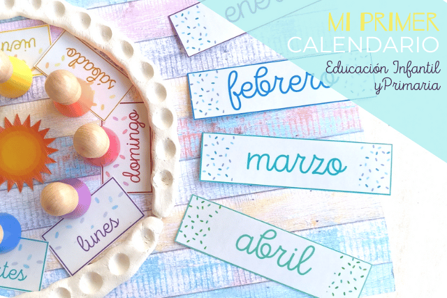 Profes Papel Tijera PACK MI PRIMER CALENDARIO PERPETUO | CALENDARIO ...