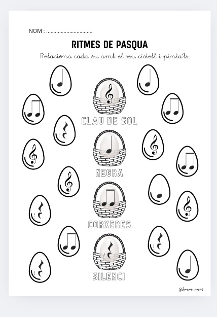 Profes Papel Tijera RITMOS DE PASCUA