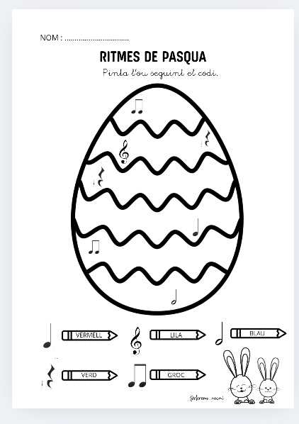 Profes Papel Tijera RITMOS DE PASCUA
