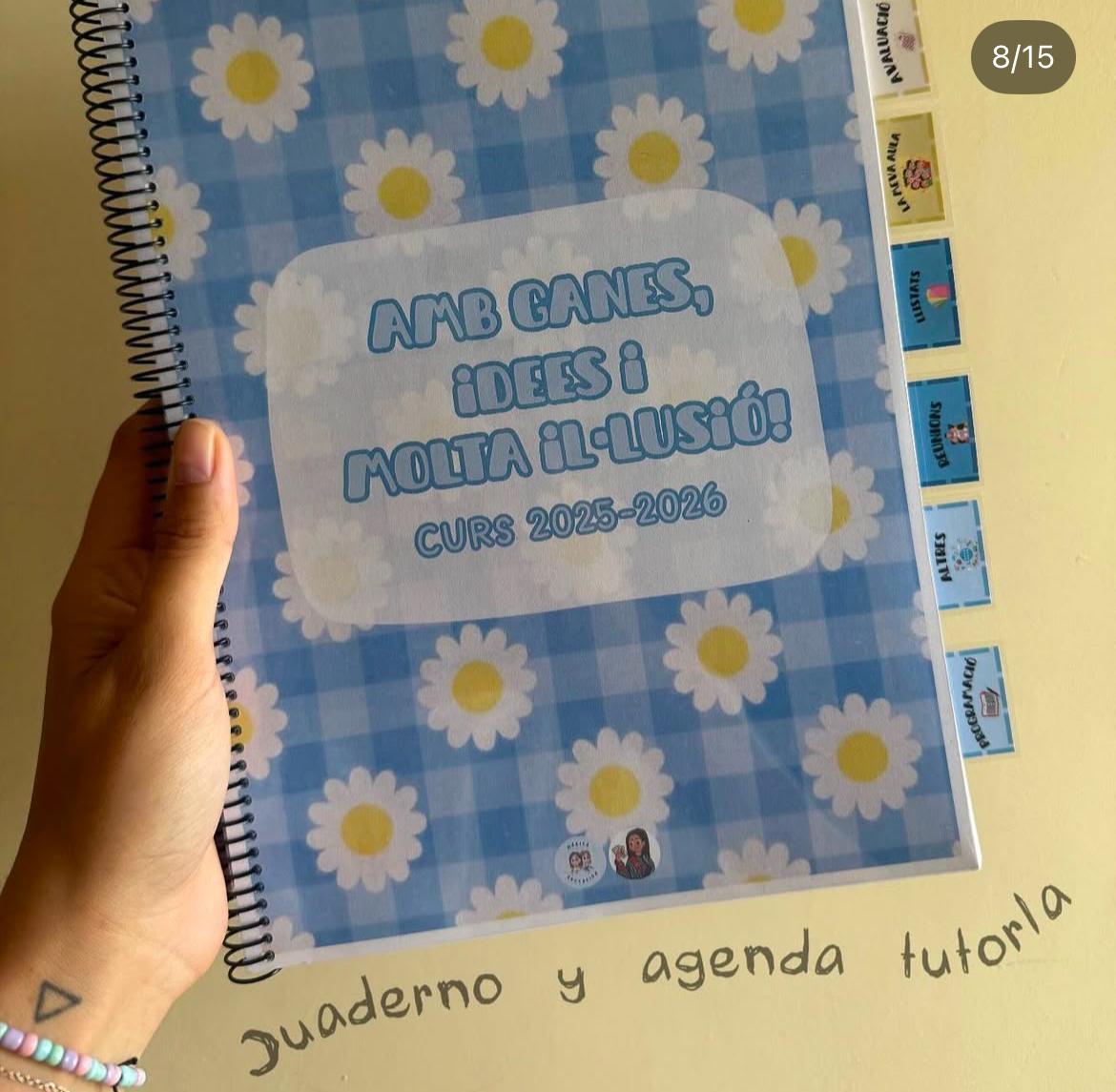 Profes Papel Tijera AGENDA Y CUADERNO 25 - 26