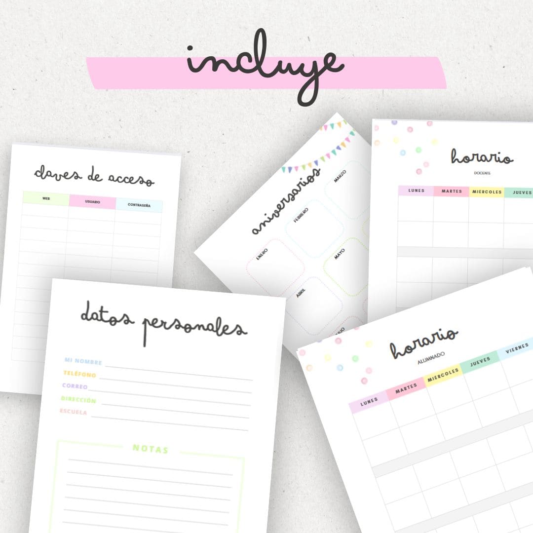 Profes Papel Tijera CUADERNO DOCENTE - CURSO 2025-2026