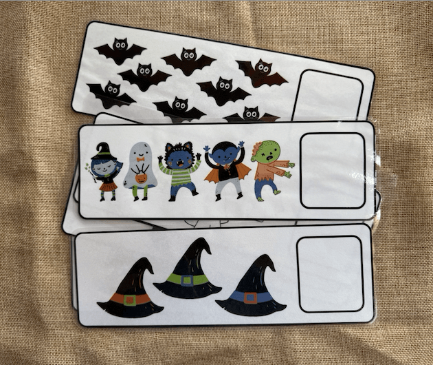 Profes Papel Tijera Conteo Espeluznante (Halloween)