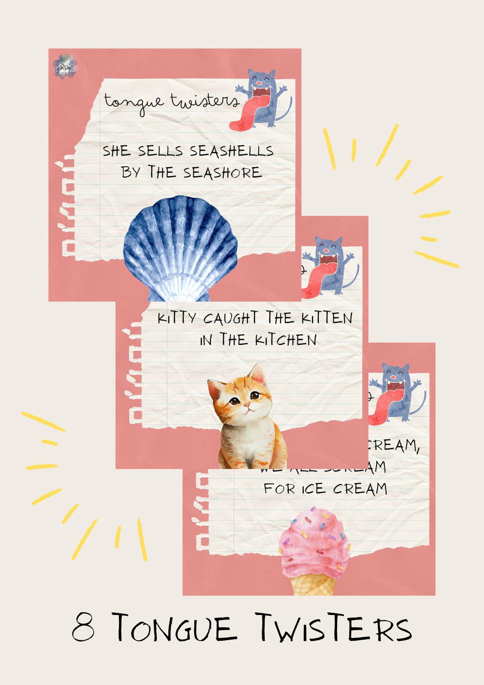 Profes Papel Tijera TONGUE TWISTERS - PART 2