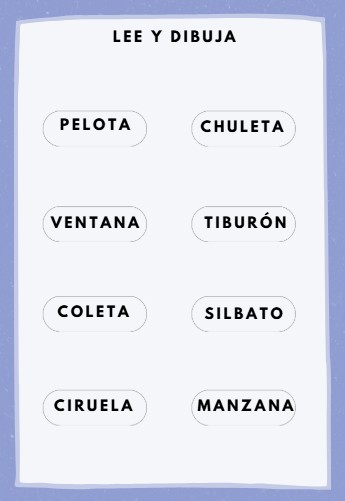 Profes Papel Tijera Escribe y lee palabras