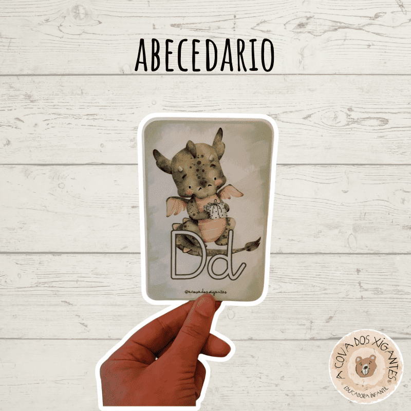 Profes Papel Tijera Tarjetas del abecedario