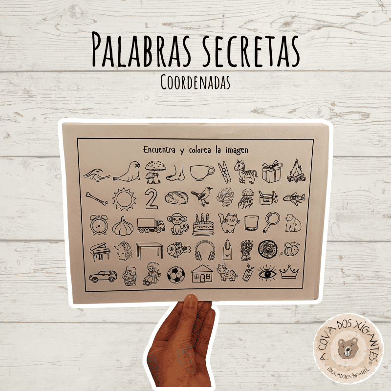 Profes Papel Tijera Palabras secretas - Coordenadas