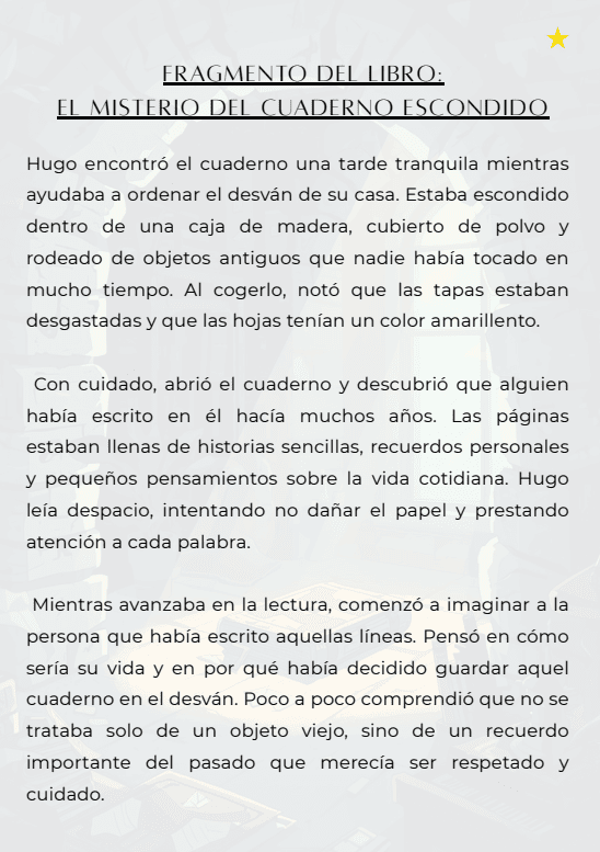 Profes Papel Tijera The Mystery of the Hidden Notebook